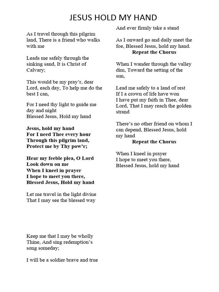 As I Travel Through This Pilgrim Land | PDF