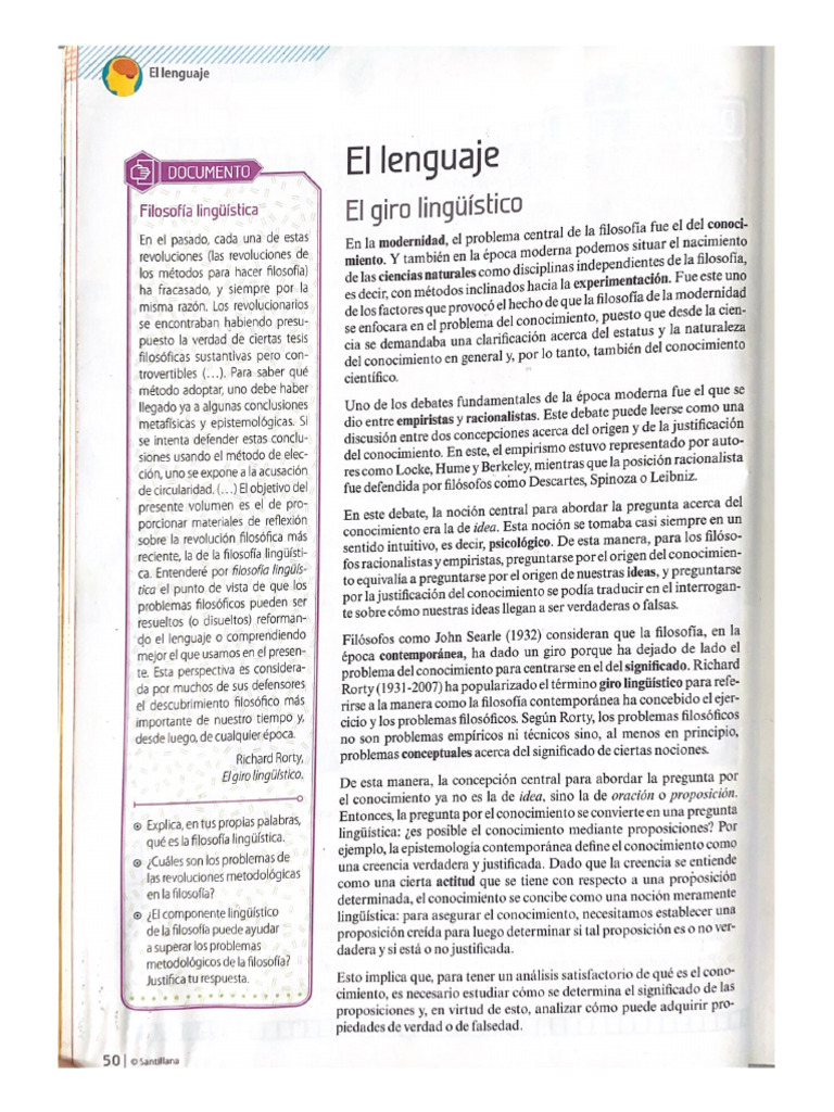 El Lenguaje | PDF