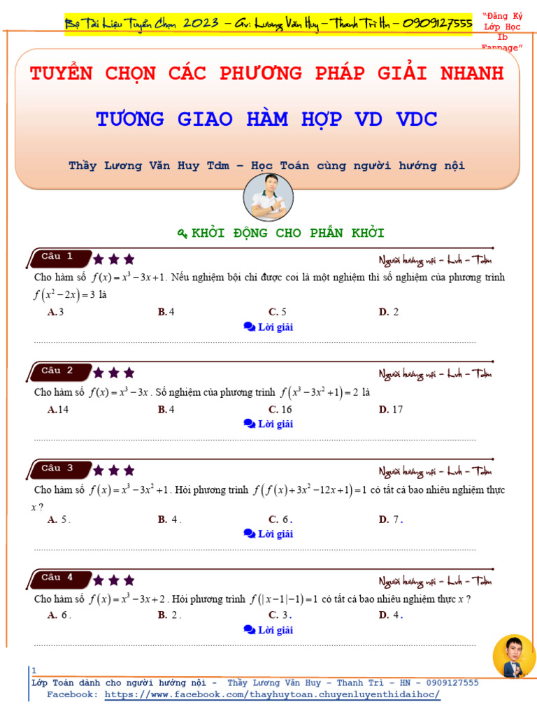 (LVH - TDM) - Tương Giao Hàm H P VD VDC 18+ | PDF