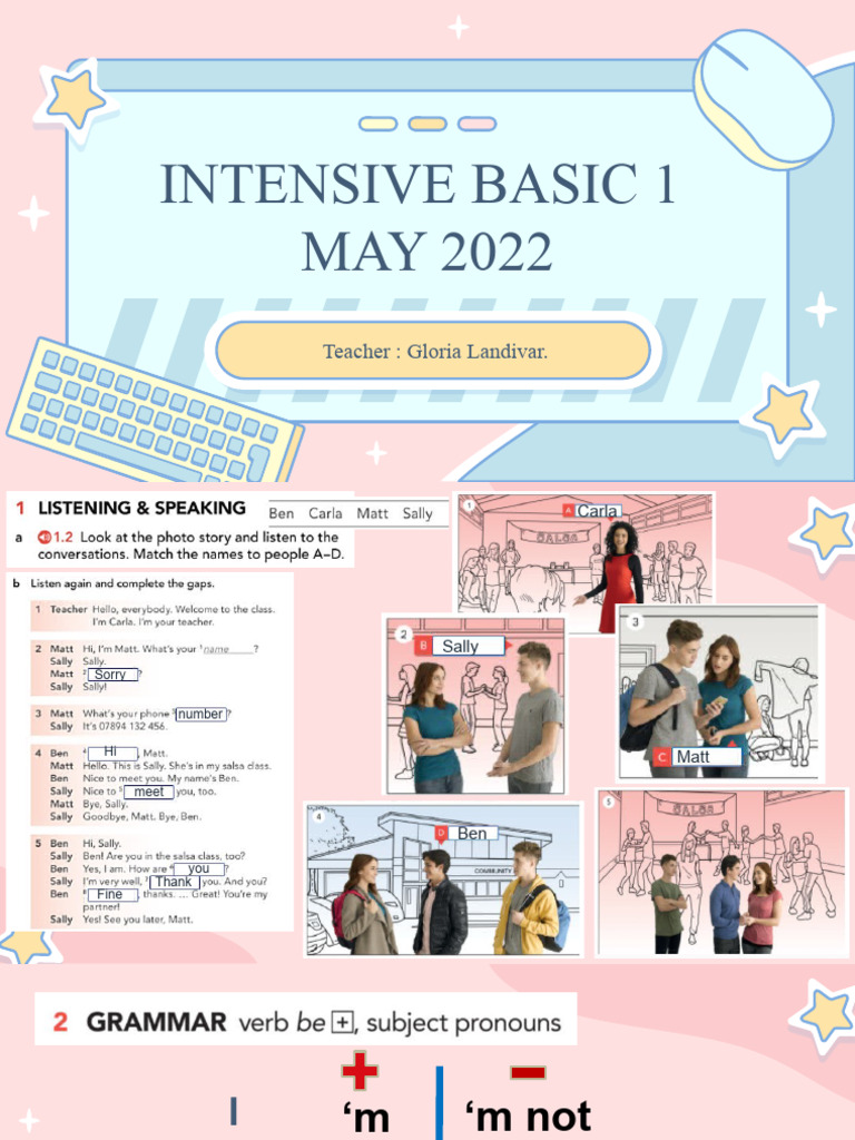 Basic 1 Ef Unit 1 1st | PDF | Morphology | Human Communication