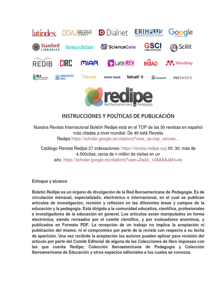 Instrucciones A Los Autores y Políticas de Publicación-5 | PDF