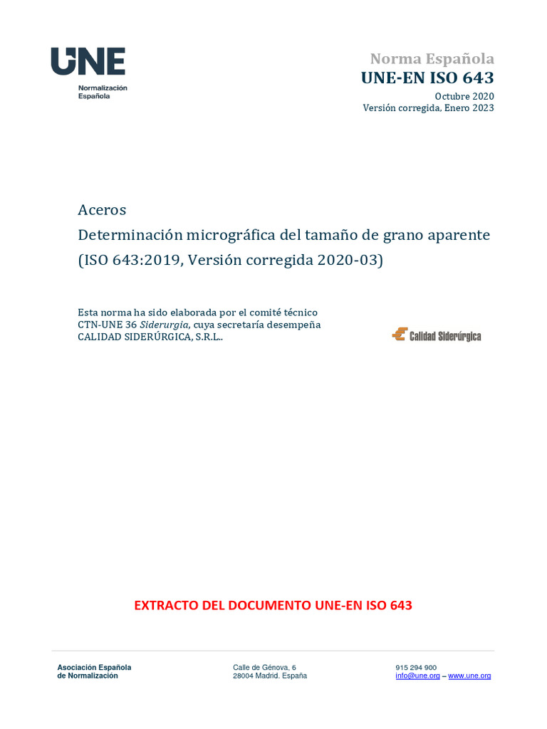 (EX)UNE-EN_ISO_643=2020 (1) | PDF