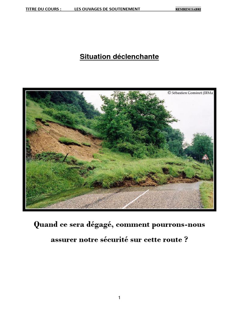 Cours Murs de Soutenement | PDF