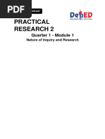 Practical Research 2 q1 Module 2 | PDF | Question | Learning