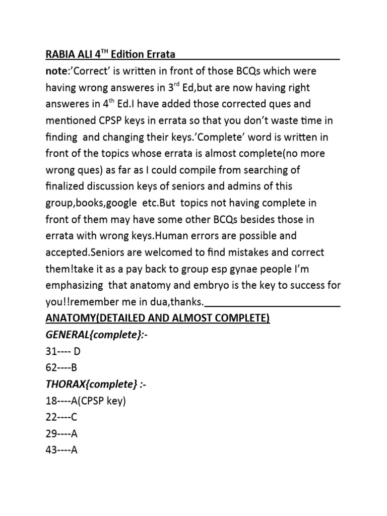 4th RABIA - ALI | PDF