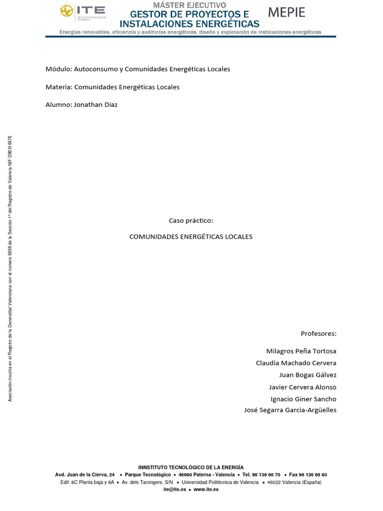 Tarea CCPP | PDF | Fotovoltaica | Energia electrica