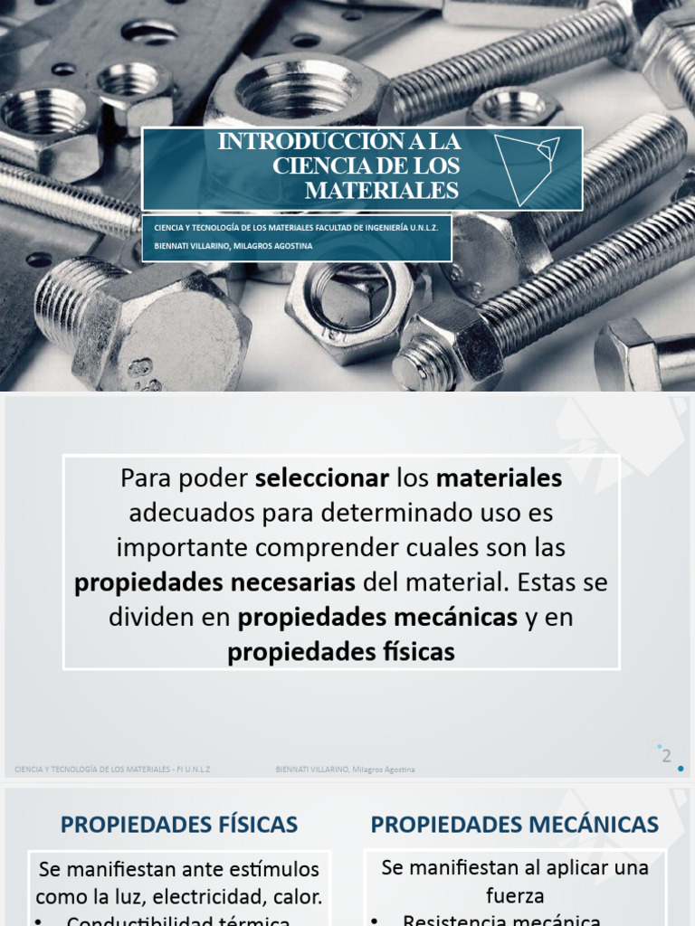 Presentación Clase 1 2C 2023 | PDF | Sólido | Enlace covalente