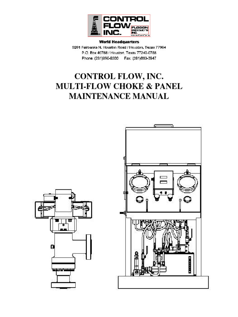 CFI Multi Flow Choke Manual | PDF | Valve | Pump