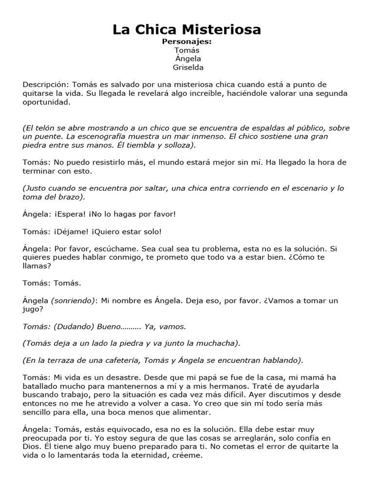 La Chica Misteriosa | PDF