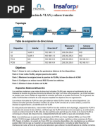 Taller 1 - Configuración de VLANs y Enlaces Troncales | PDF | Conmutador de red | Redes de ...