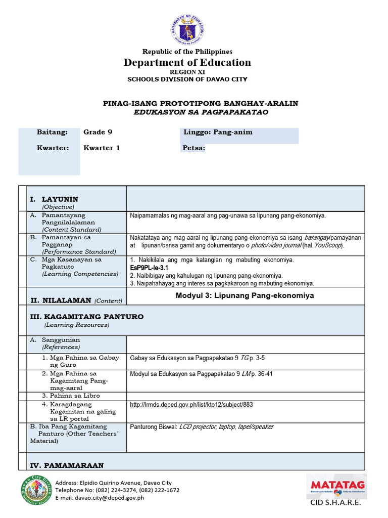 DLL - Esp 9 WK6 | PDF
