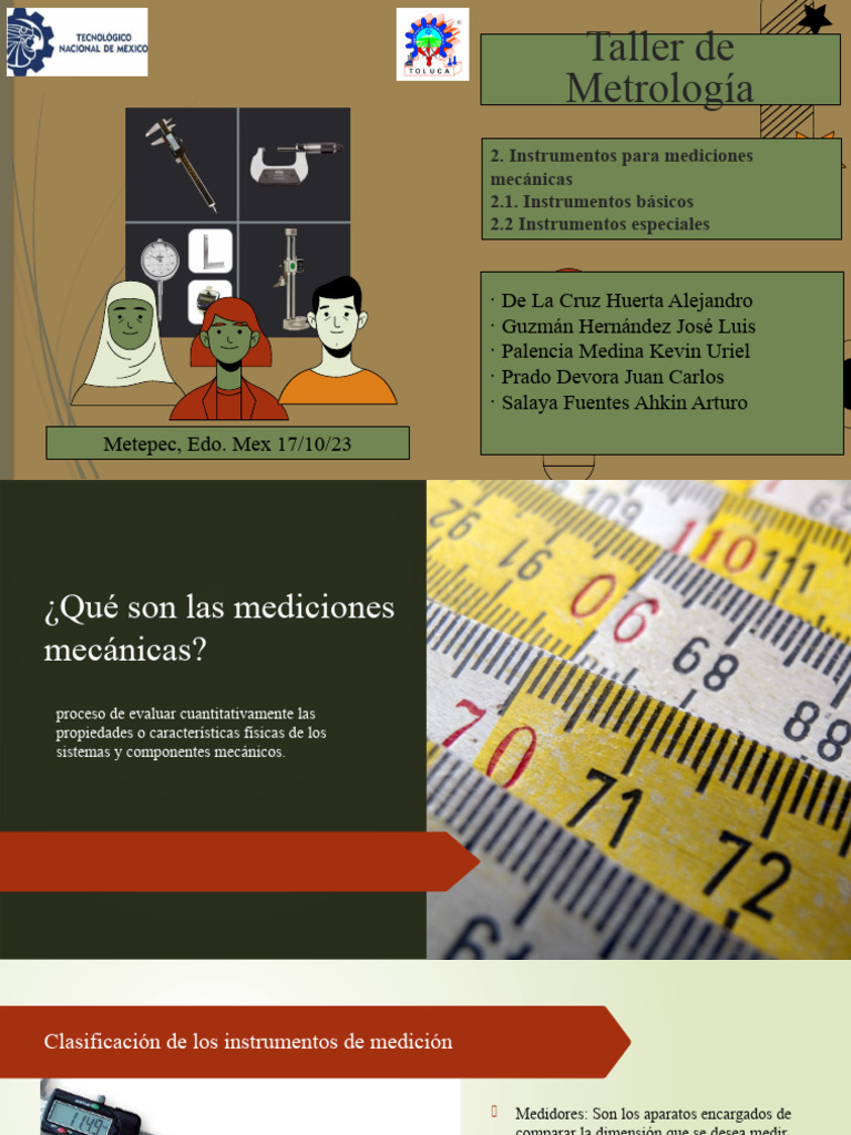 Mediciones Mecánicas | PDF | Medición | Herramientas