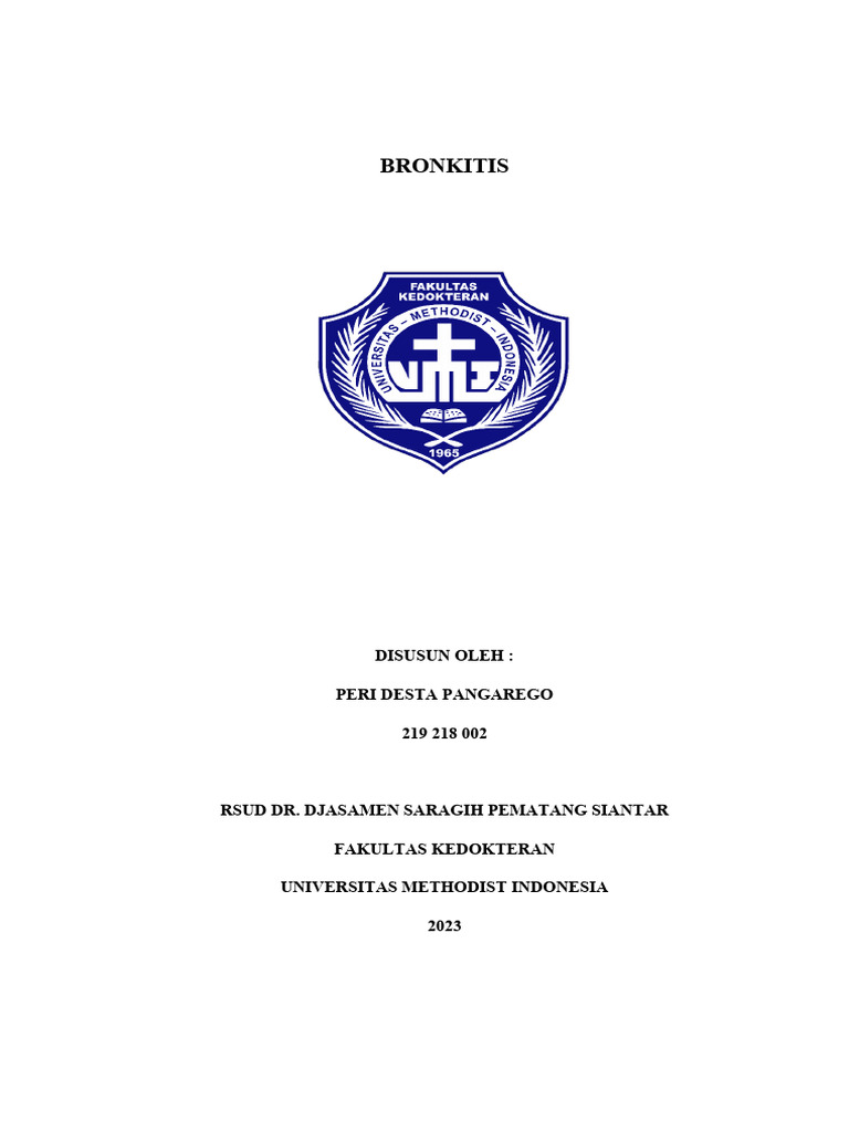 BRONKITIS | PDF