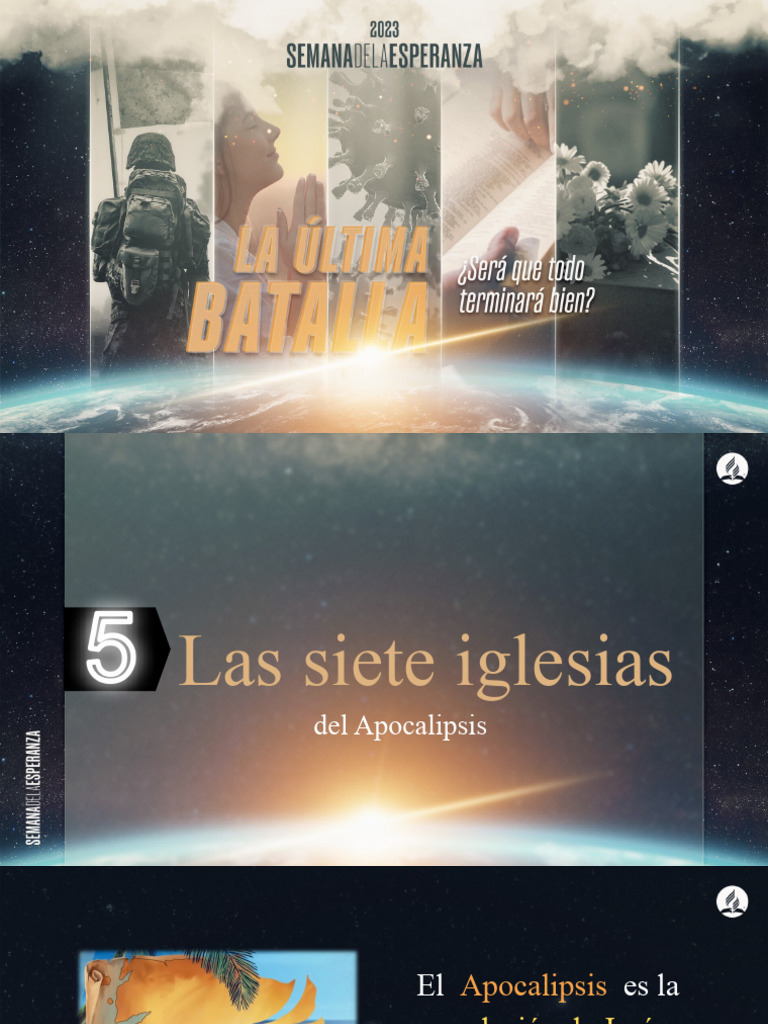TEMA 5 - Las 7 Iglesias Del Apocalipsis | PDF