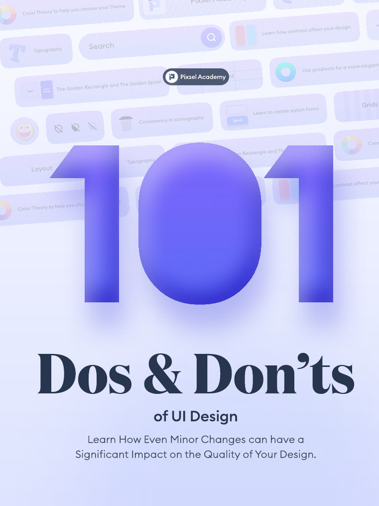 50 UI Design Dos & Don'ts Guide | PDF