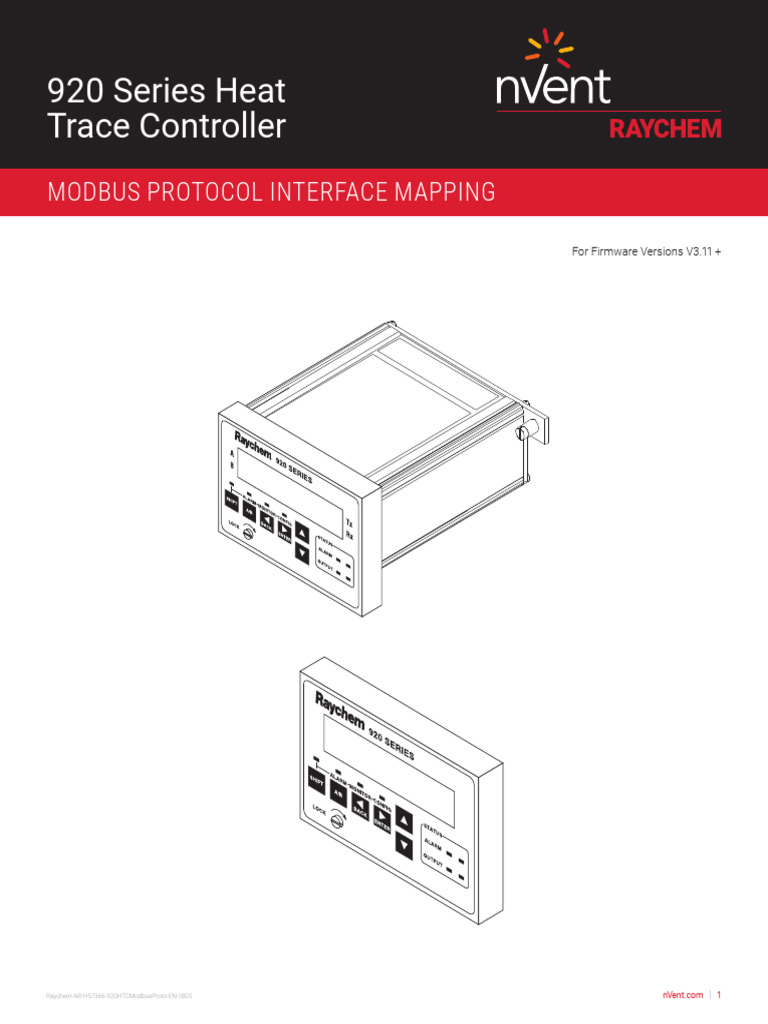 920 Series Controller Modbus Mapping Guide Pdf Home Garden
