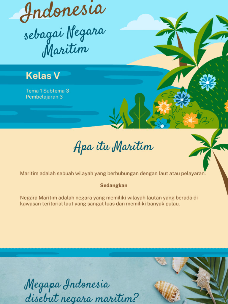 Indonesia Sebagai Negara Maritim | PDF