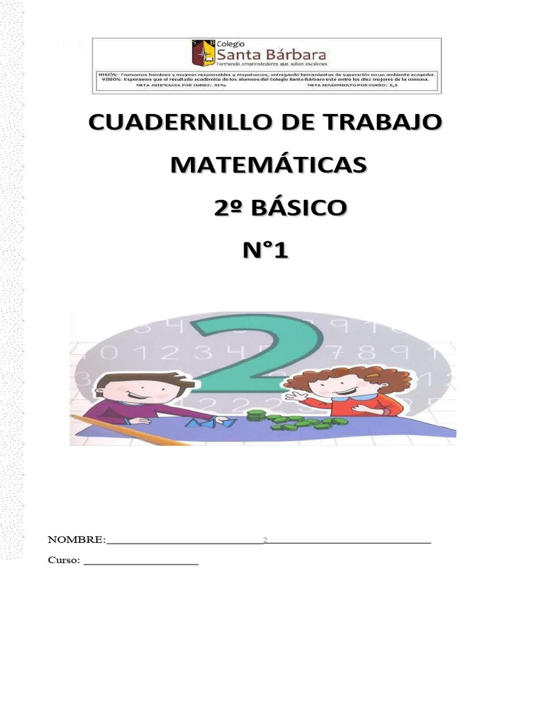 Cuadernillo Matematicas 2 Basico Pdf