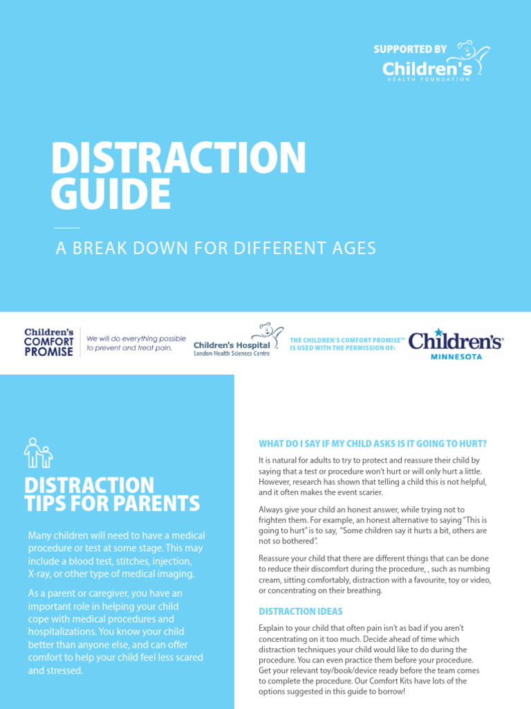 Distraction Guide by Childrens Hospital at Lhsc | PDF