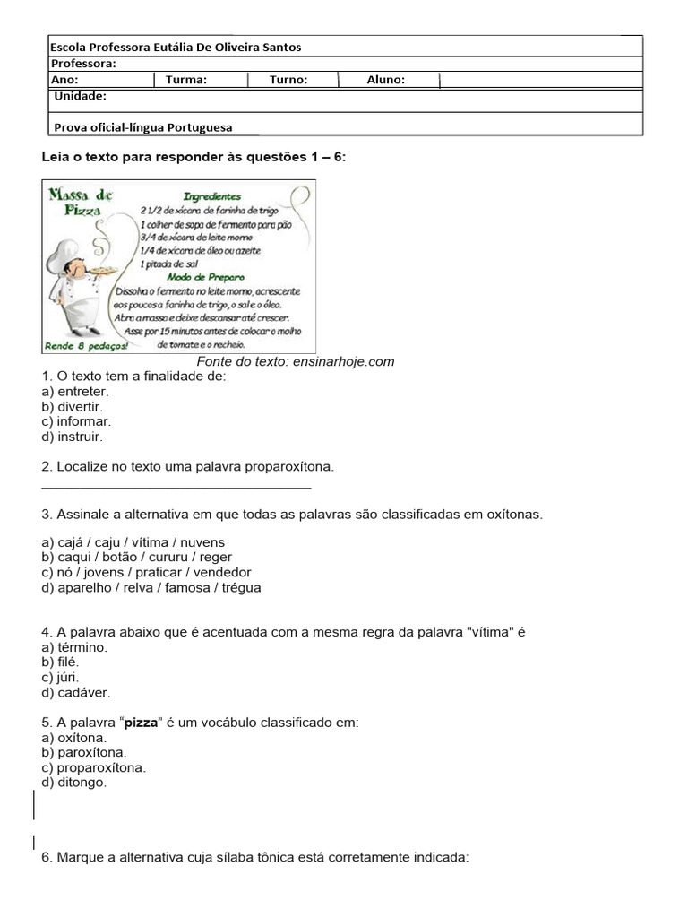 Leia o Texto para Responder Às Questões 1 | PDF