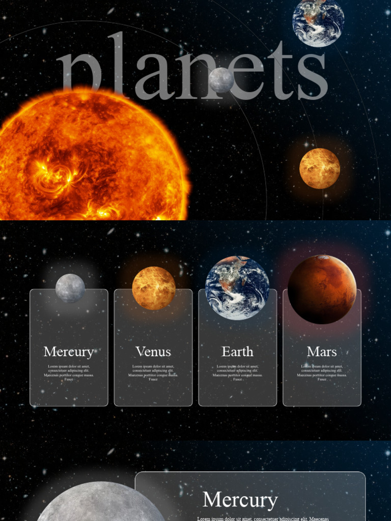 Planets Presentation | PDF | Science & Mathematics