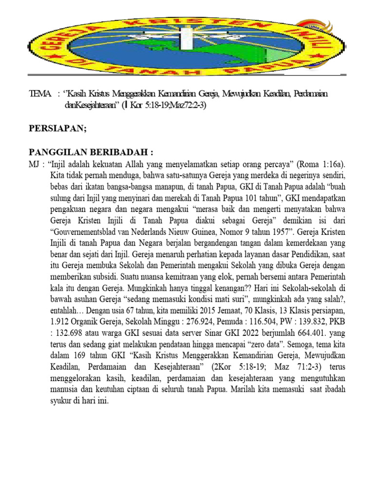Hut Gki | PDF