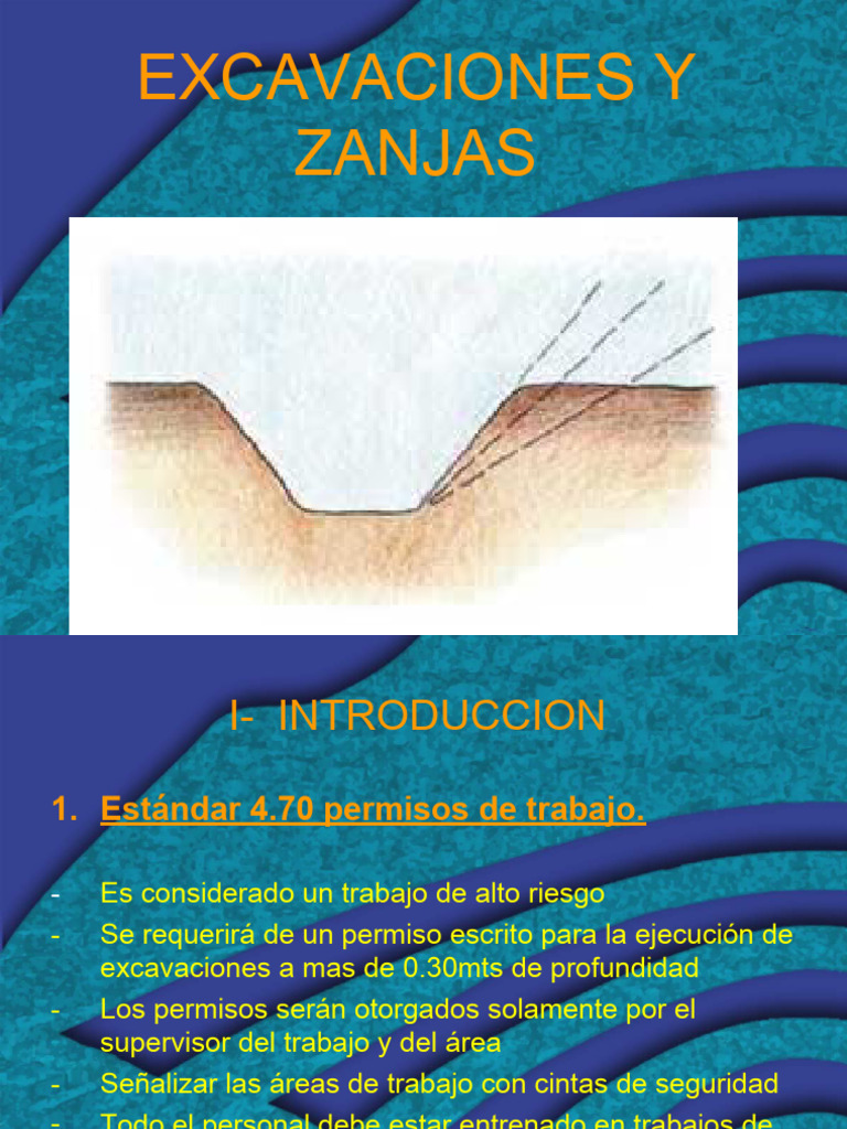 Curso de Excavaciones y Zanjas | PDF