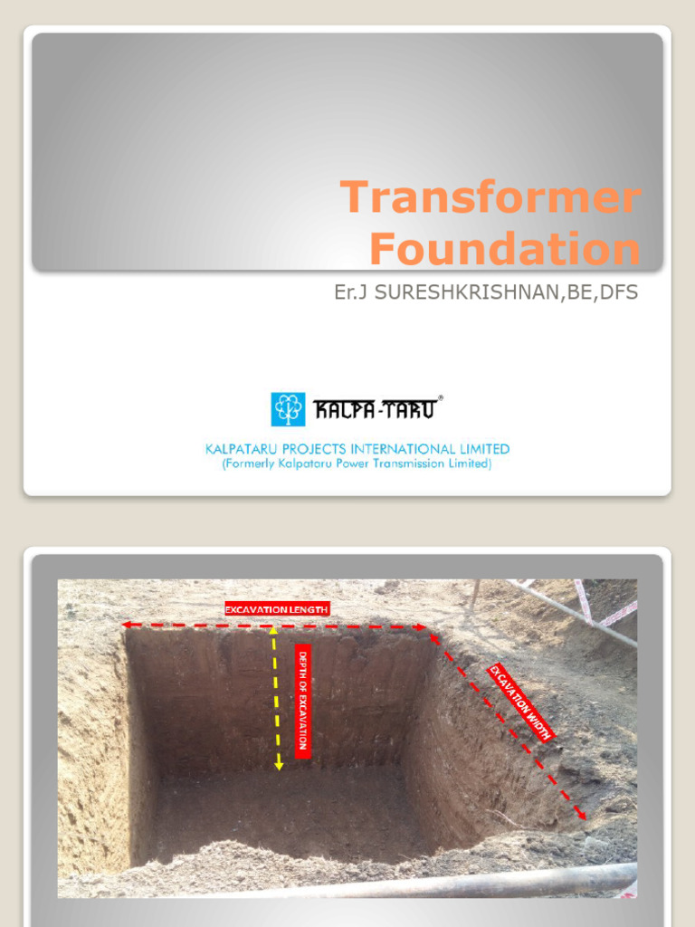9a.civil Work of Transformer Foundation | PDF