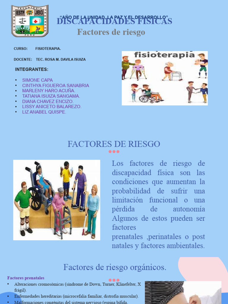 Discapacidades Fisicas | PDF | Parto prematuro | Esquizofrenia
