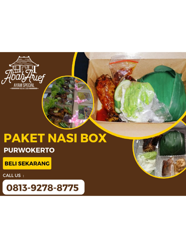 Harga Nasi Kotak Dalaraos | PDF