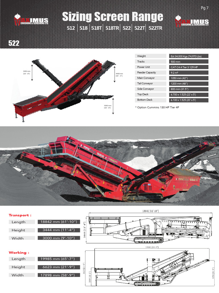 522 Sizing Screen Brochure | PDF