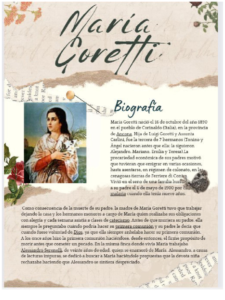maria goretti | PDF