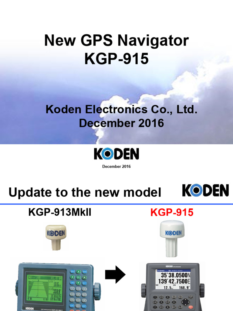 KGP 915 | PDF | Menu (Computing) | Global Positioning System