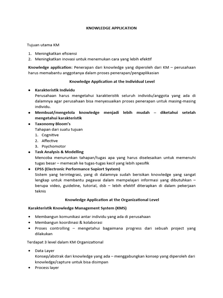 11 - 12 - Knowledge Application | PDF