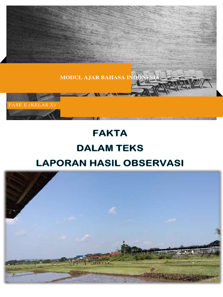 Modifikasi Modul Ajar Bahasa Indonesia Fase e Berdiferensiasi | PDF