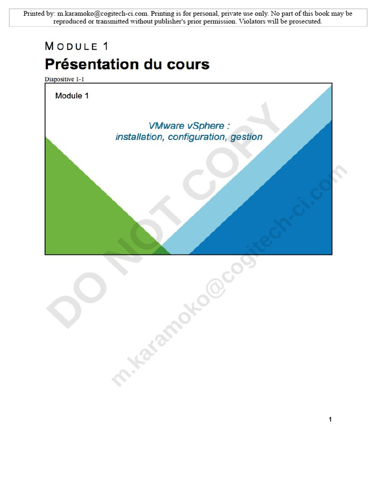 Cours Complet - VMware Vsphere VCP6.5 | PDF