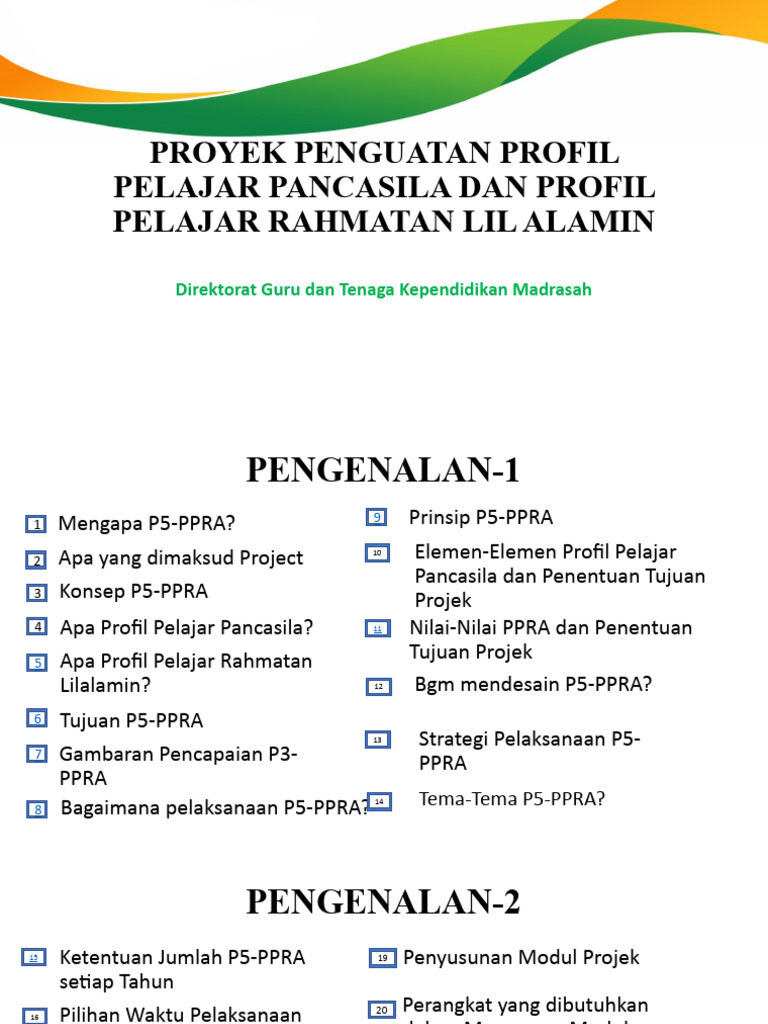 P5-Ppra Untuk PPG | PDF