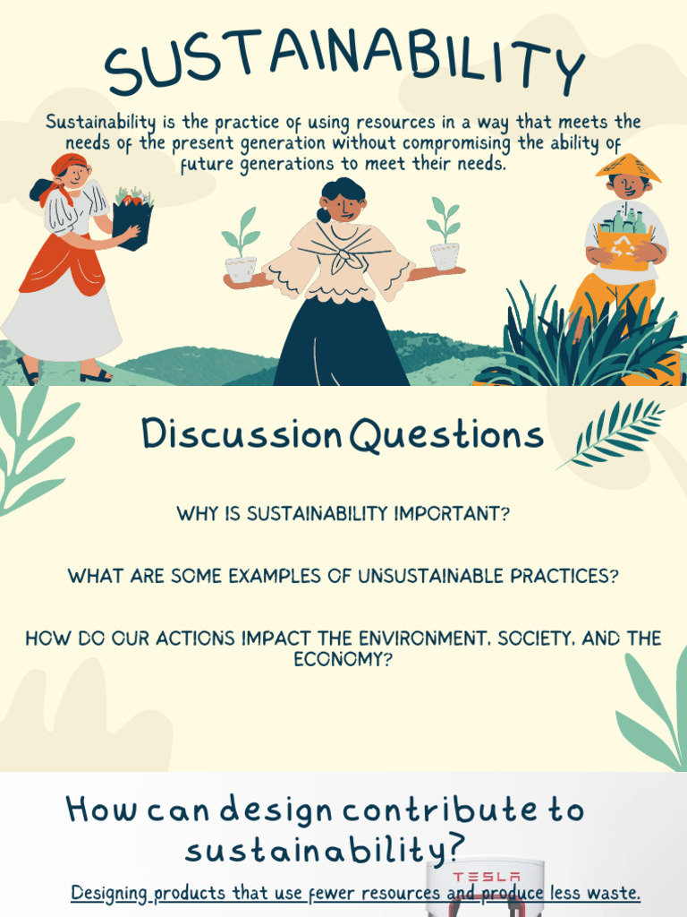 Sustainability Presentation | PDF | Sustainability | Recycling