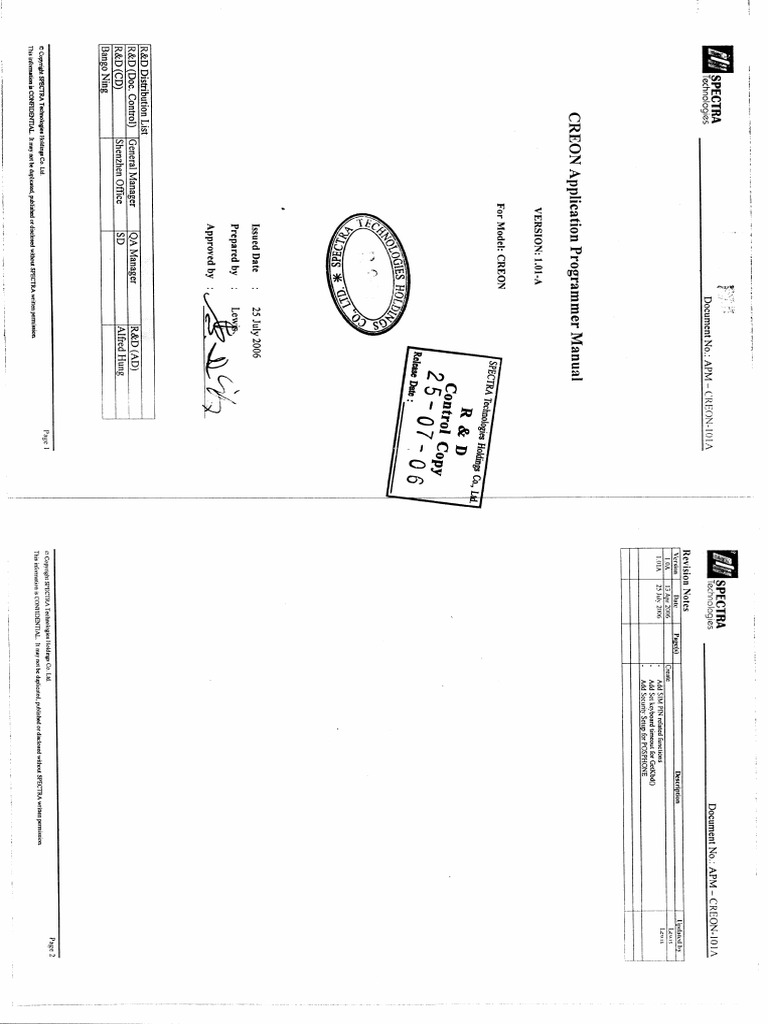 Apm Creon 101a | PDF