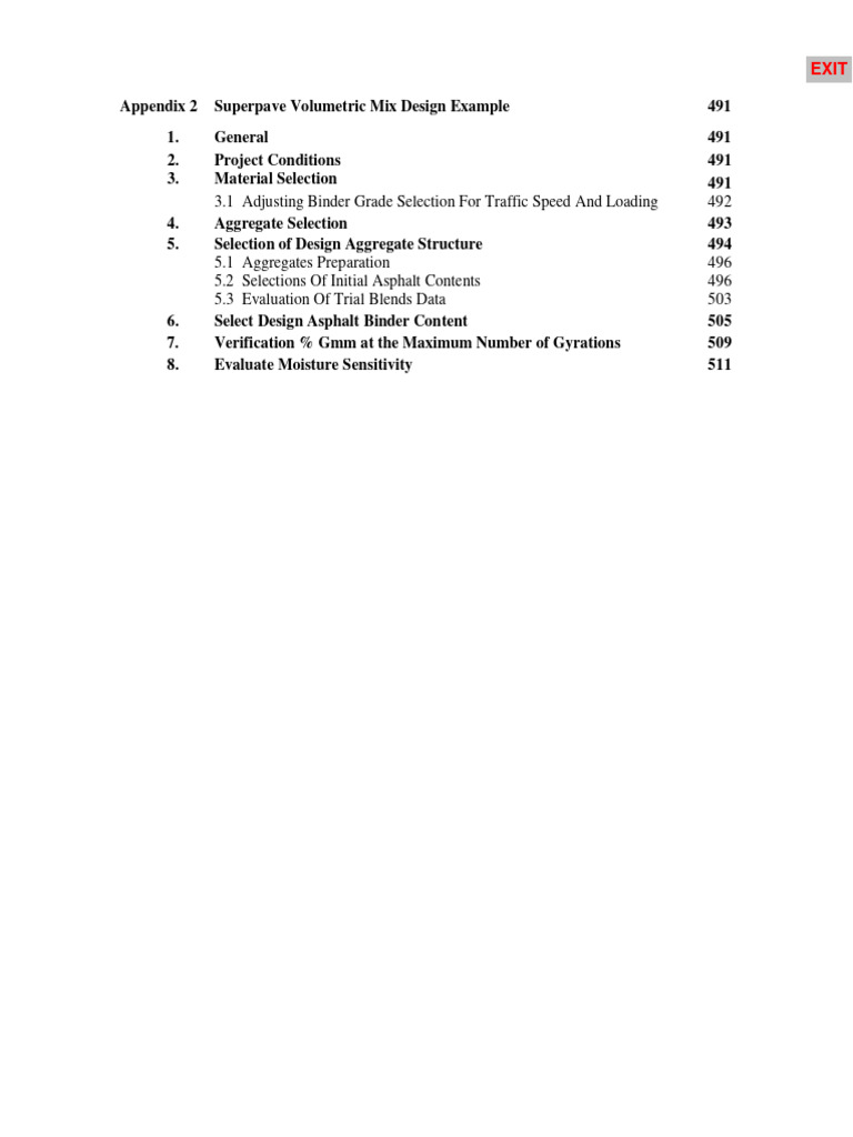 E_appendix-2-Superpave Volumetric Mix Design Example | PDF