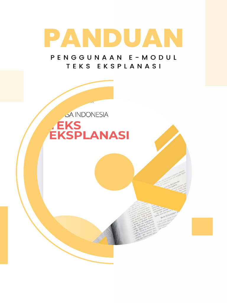 Panduan Penggunaan E-Modul Teks Eksplanasi | PDF