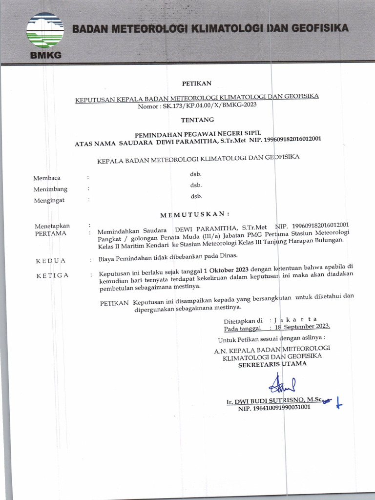 SK Dewi Paramitha | PDF