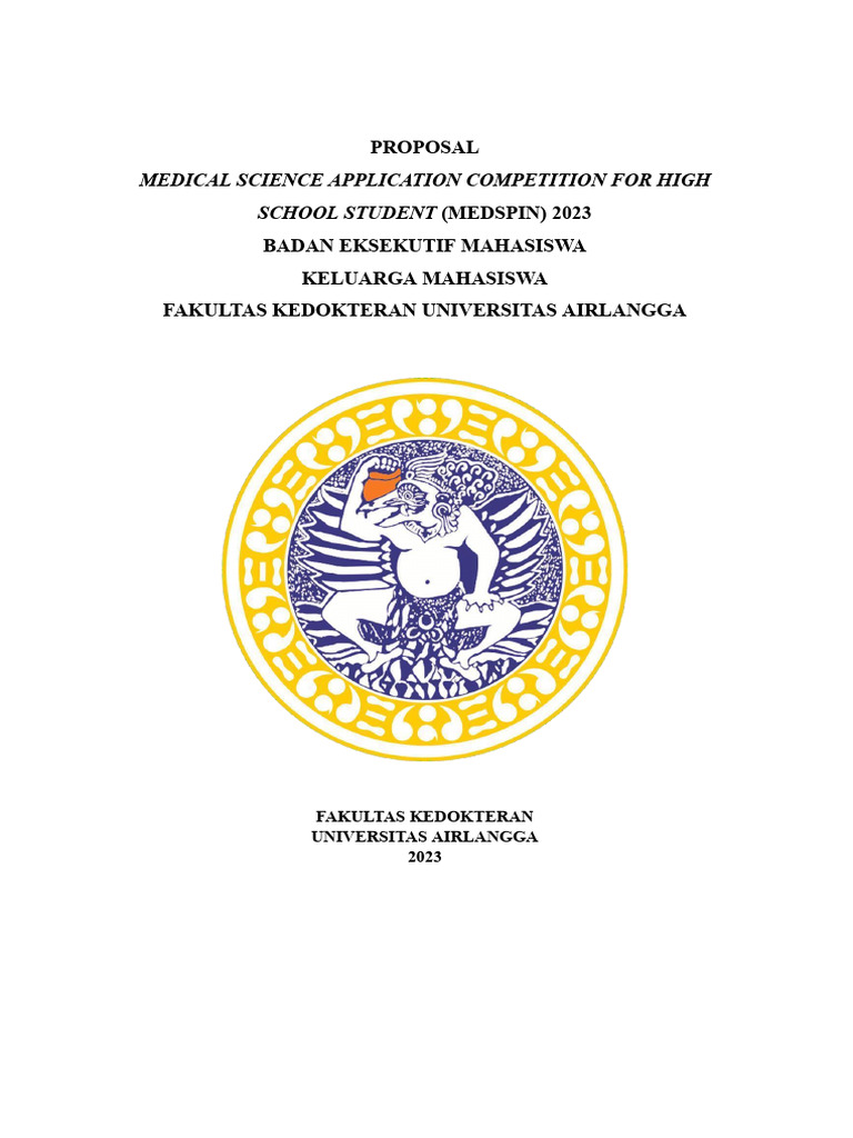 Proposal MEDSPIN 2023 | PDF | Ilmu Sosial
