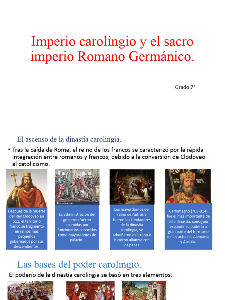 2 - Imperio Carolingio y El Sacro Imperio Romano Germánico | PDF ...