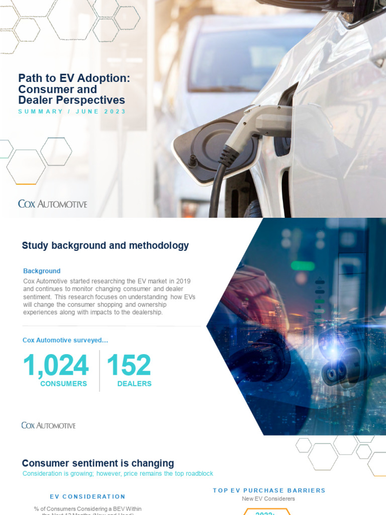 COX Automotive - Path-to-EV-Adoption-Study-Summary-June-2023 | PDF