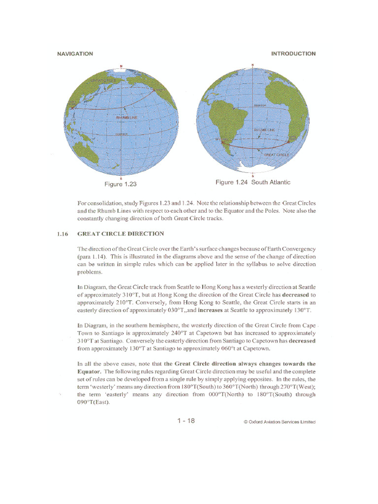 Distance On Great Circles | PDF