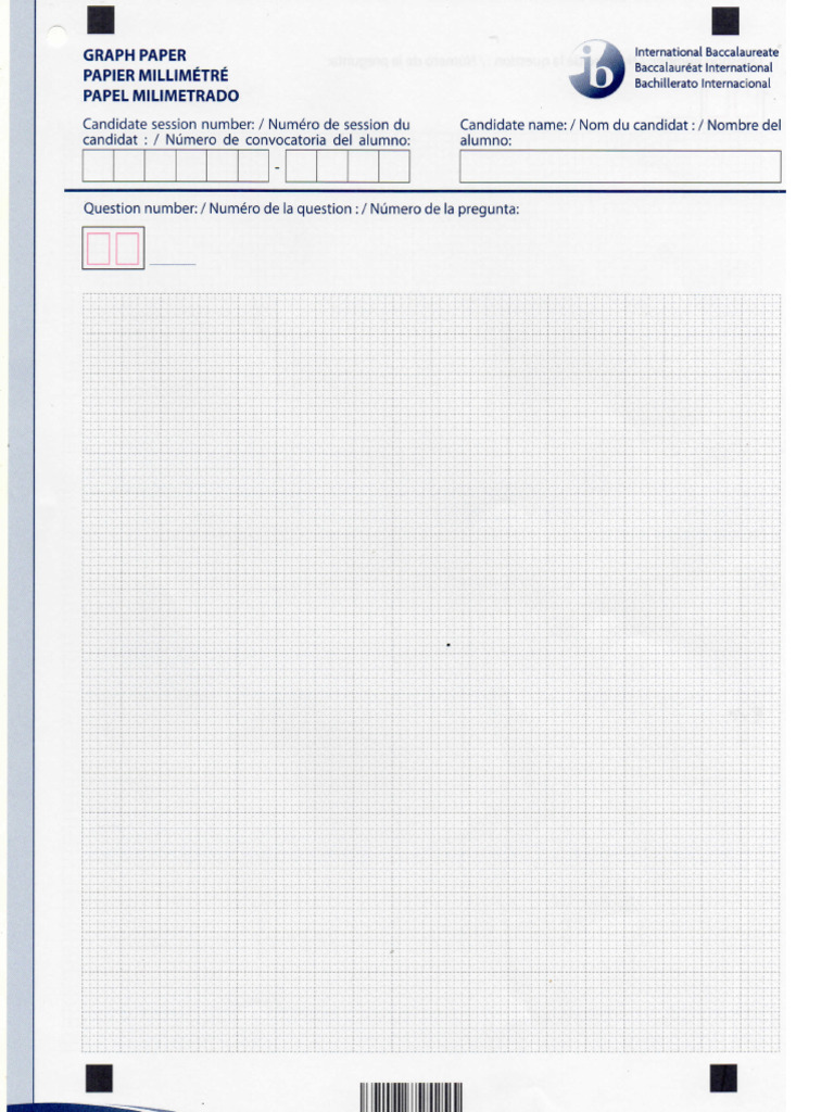 Hoja Milimétrica | PDF