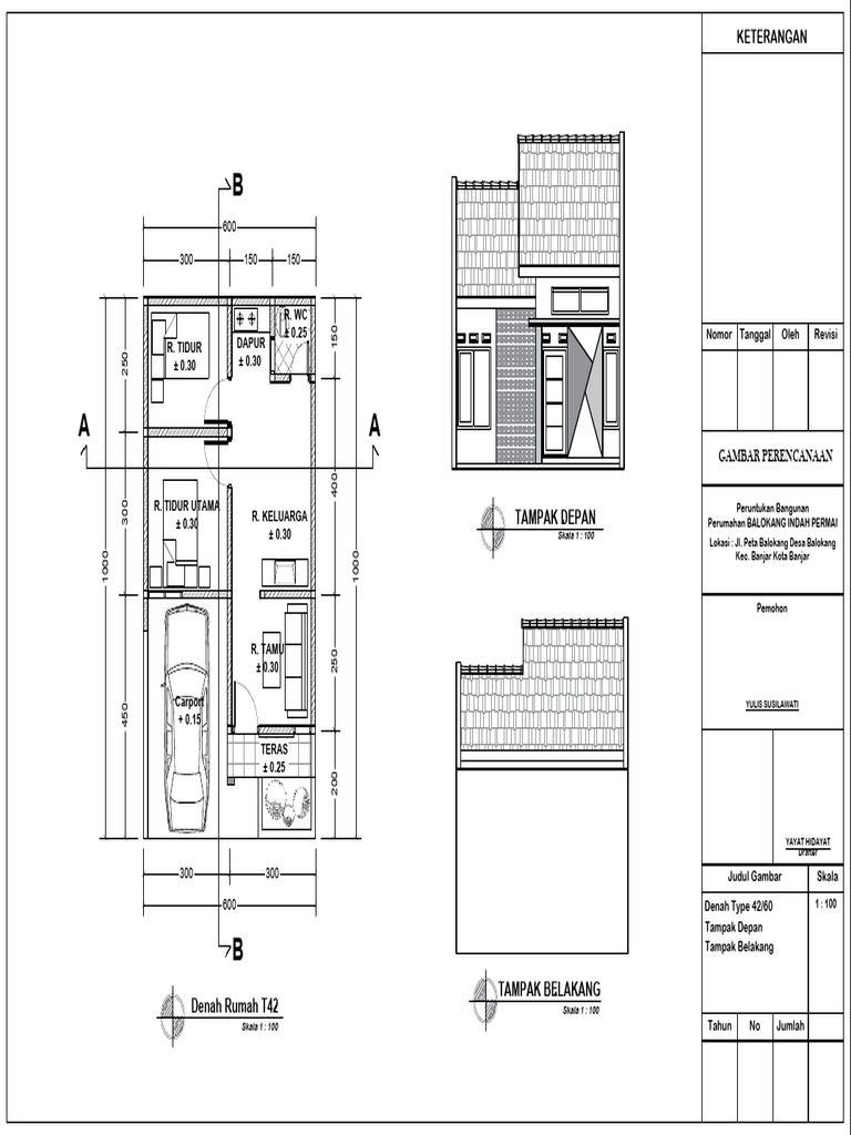 Tampak Depan T42 | PDF