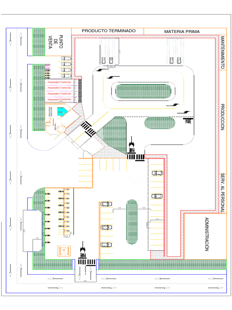 Diseño y Medidas de Patios de Maniobras | PDF