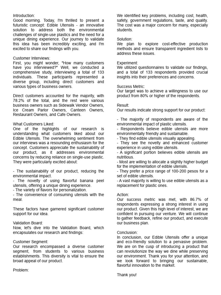 Midterm Pitching Script | PDF